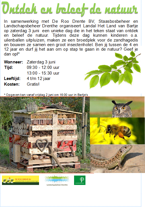 Ontdek en beleef de natuur – Groenvoorziening A.J. van der Werf B.V.